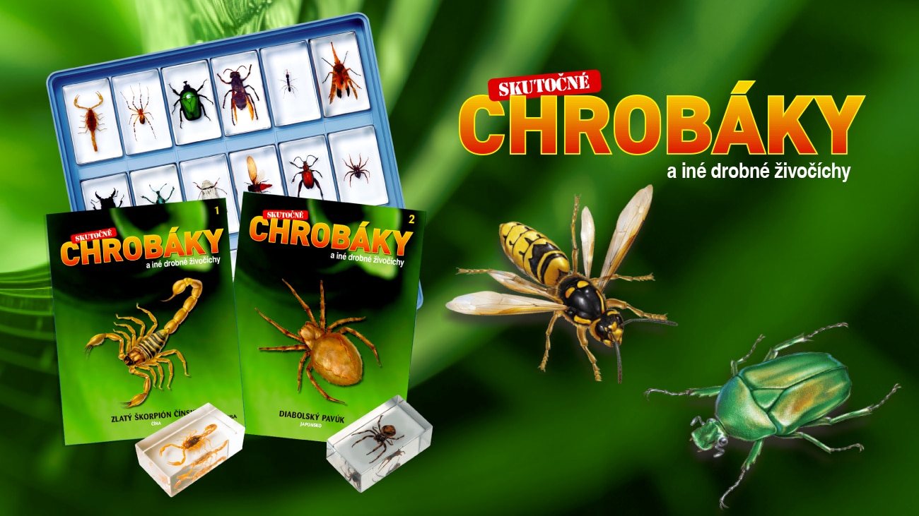 CHROBÁKY A INÉ DROBNÉ ŽIVOČÍCHY - RBA